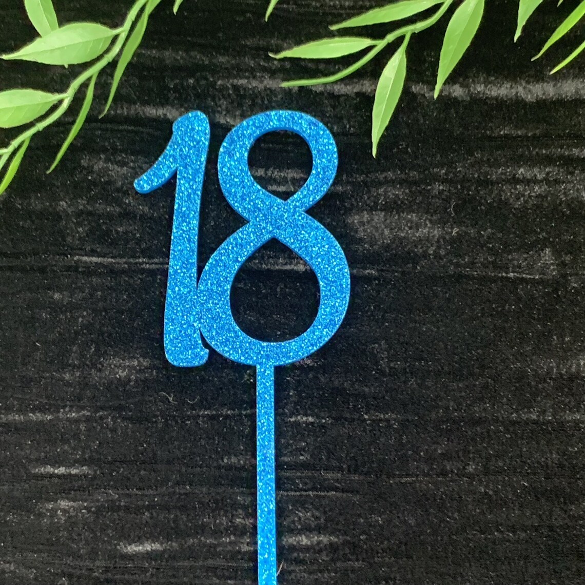 18 Cake Topper, Eighteen, 18th, 18th Birthday Cake Topper, Number 18 ...