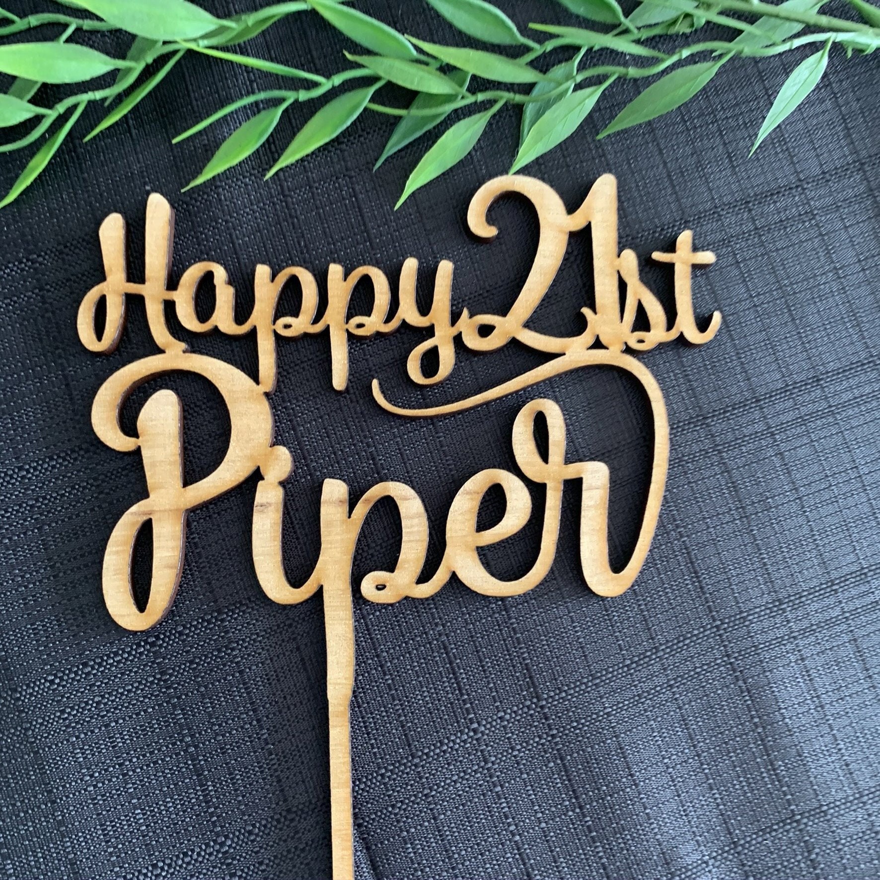 Personalised Name Cake Topper / Custom Cake Topper Birthday/ | Etsy