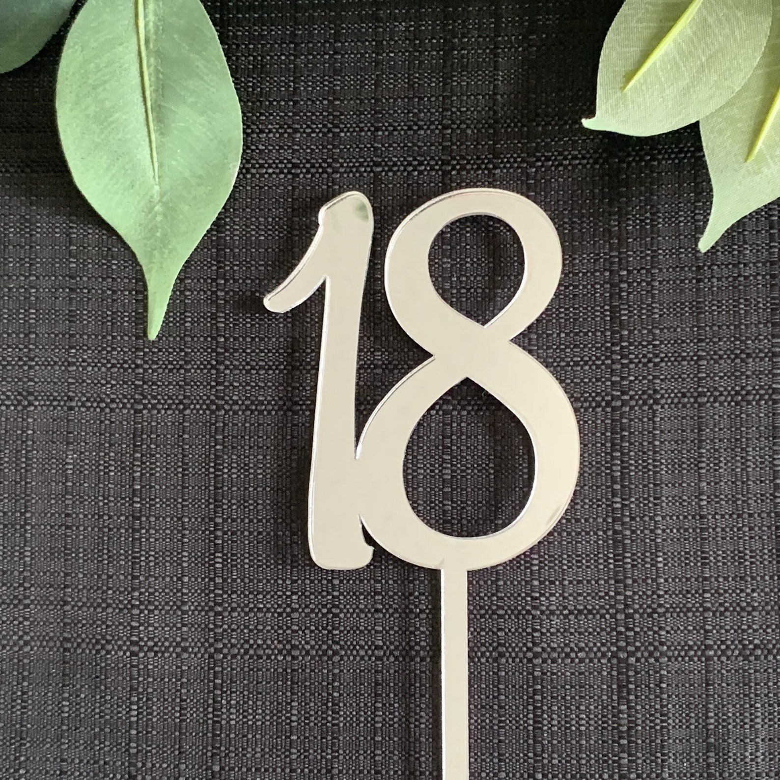 18 Cake Topper Eighteen 18th 18th Birthday Cake Topper - Etsy
