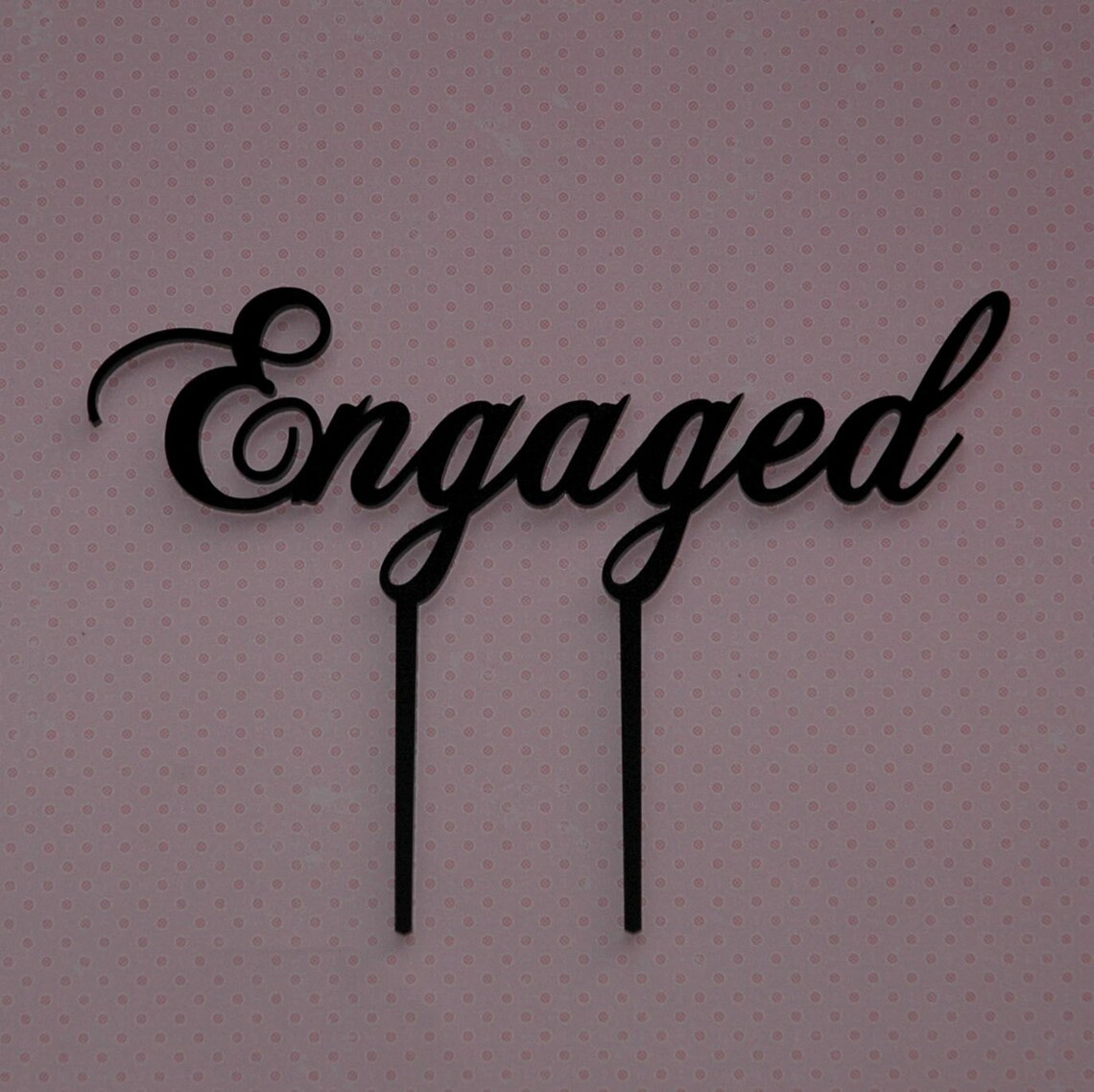 Engaged Cake Topper Engagement Cake Topper Wedding Made in | Etsy