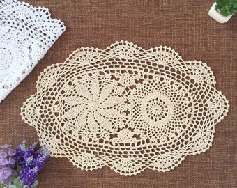 Oval doilies | Etsy