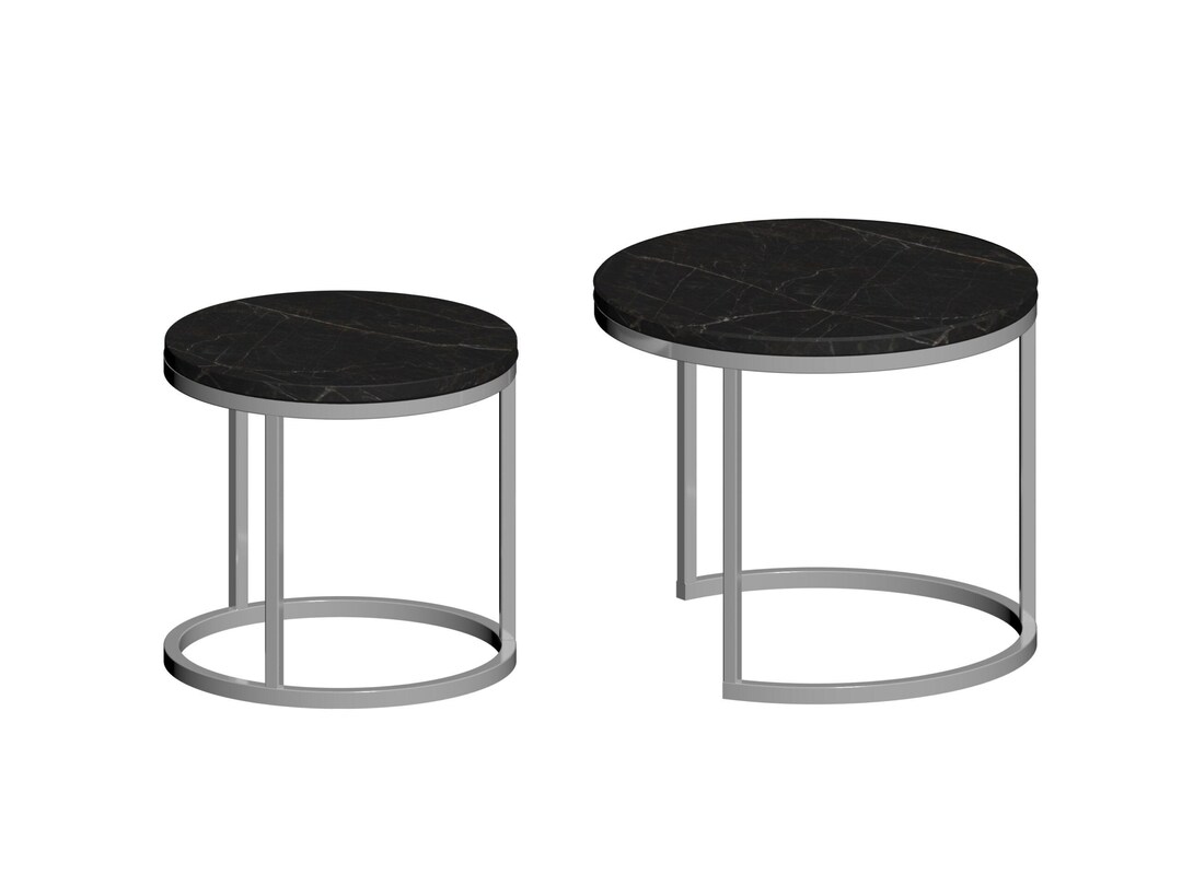 Caldera Marble Nesting Tables - Etsy