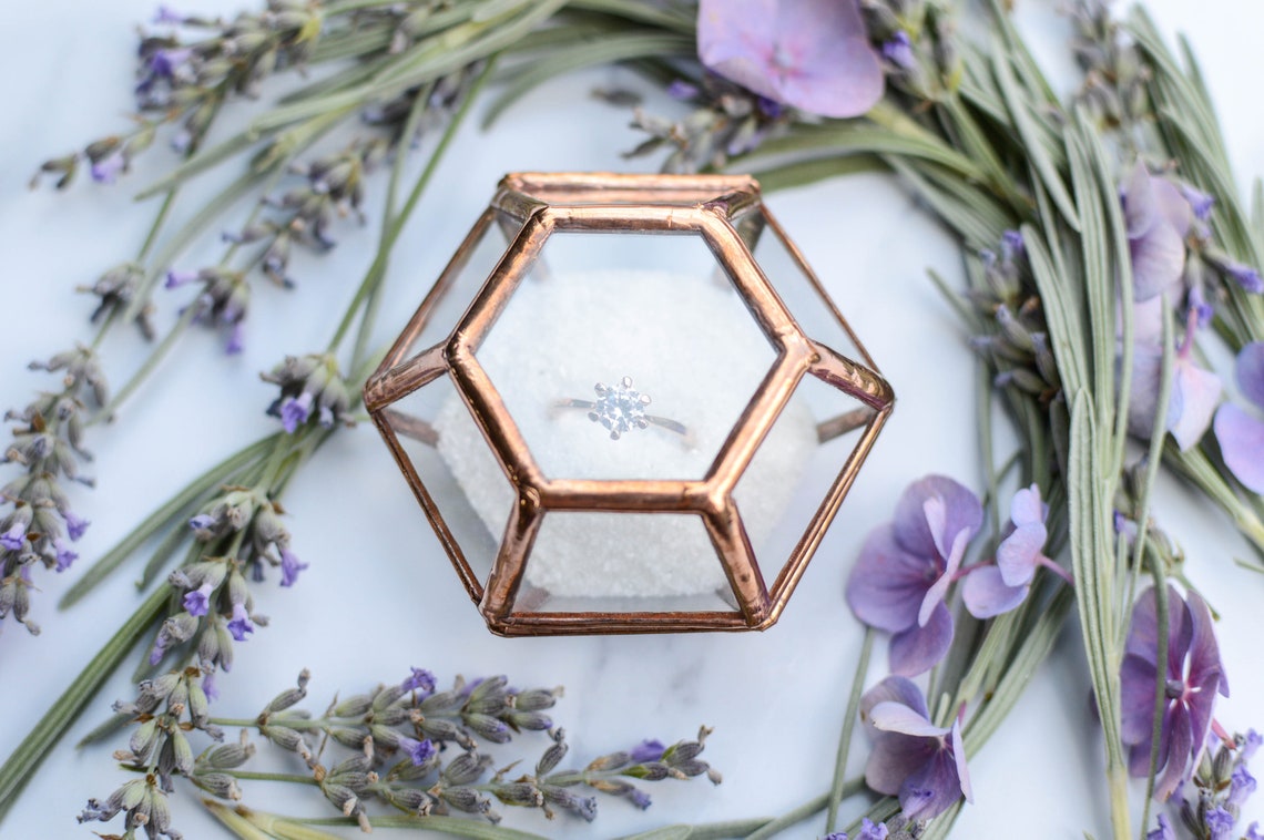 Stain Glass Wedding Ring Box Wedding Gifts Personalised - Etsy