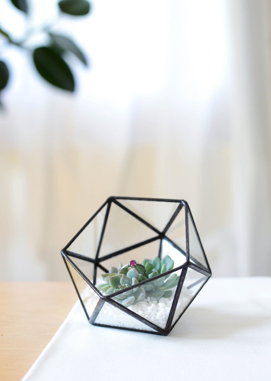 Stain Glass Wedding Ring Box, Ring Holder, Wedding Gifts, Wedding ...