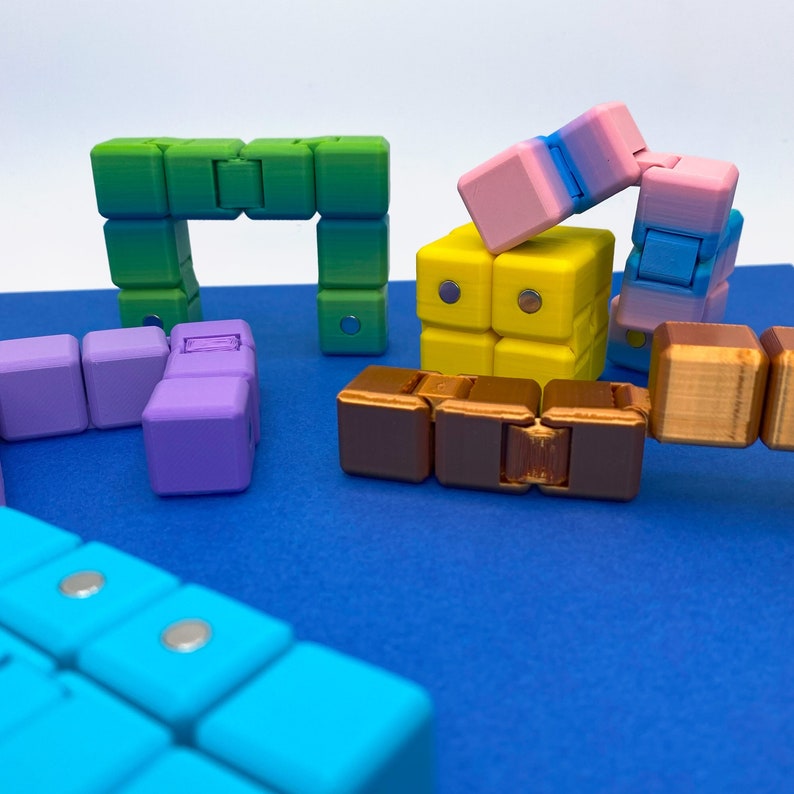 Split Magnetic Infinity Cube - 3D Printed Breakaway Fidget - Etsy