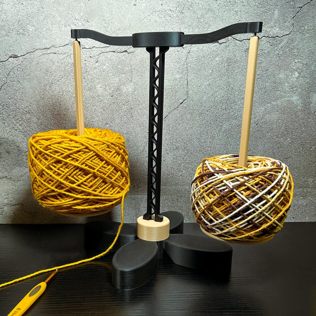 Dual Magnetic Yarn Holder With Floating Pendulums - Etsy