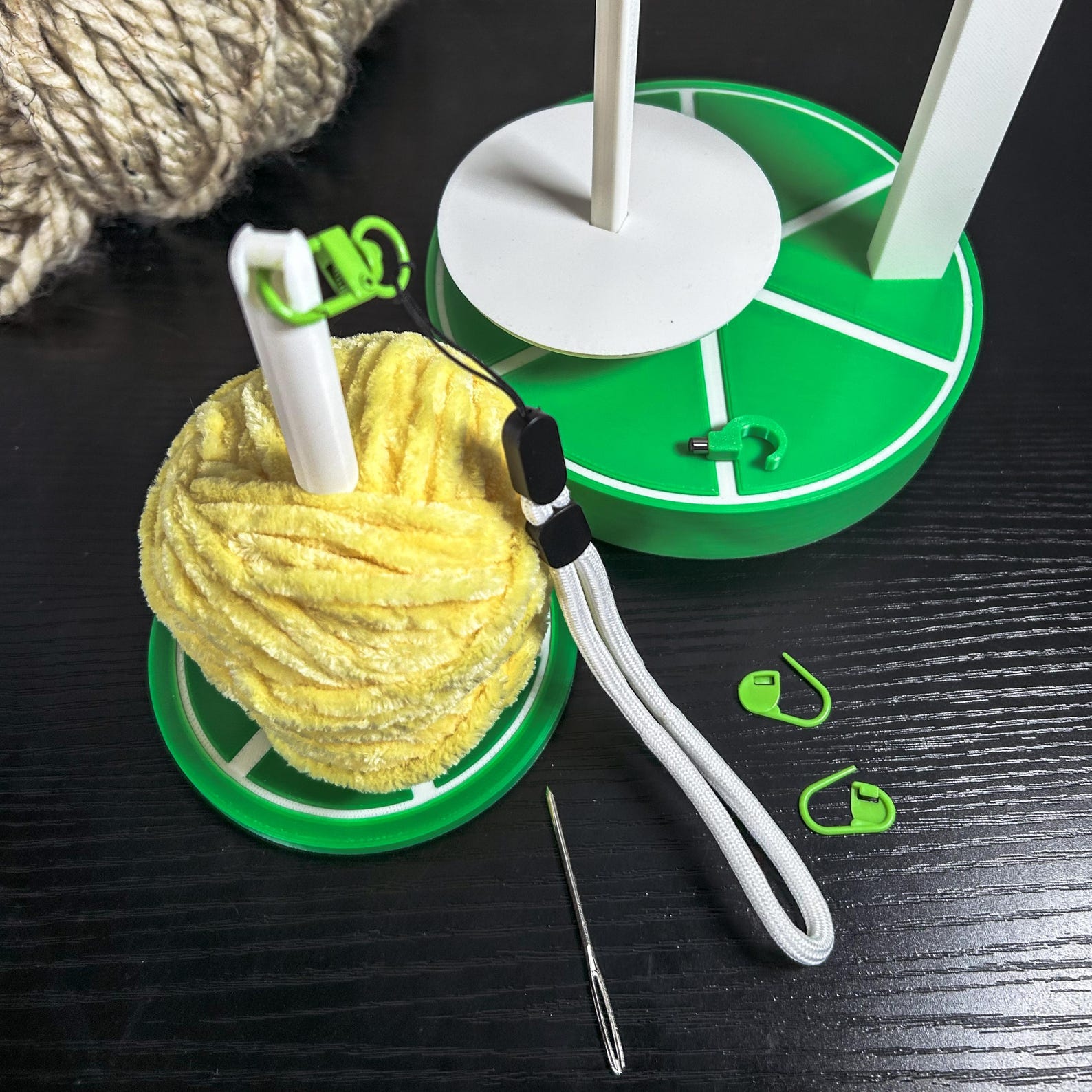Floating Yarn Holder Set - 3D Printed 2-in-1 Crafting Duo for Home and ...
