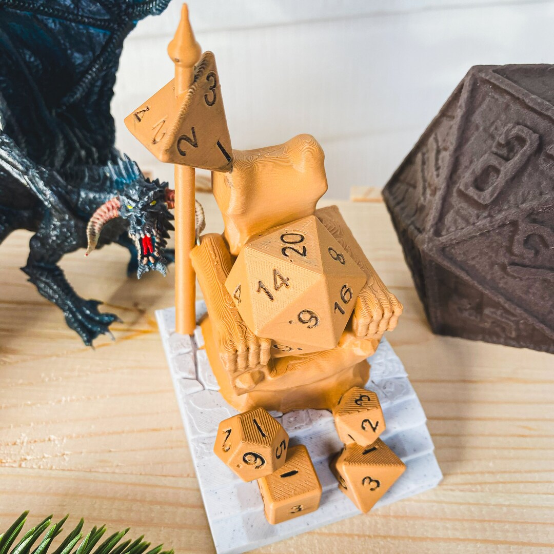 Dice King Figure- 3D Printed With Hand-painted Accents - Inspiration ...