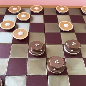 Cake and Pie Mini Checkers - Cute Food Game Pieces, Great for Baking ...