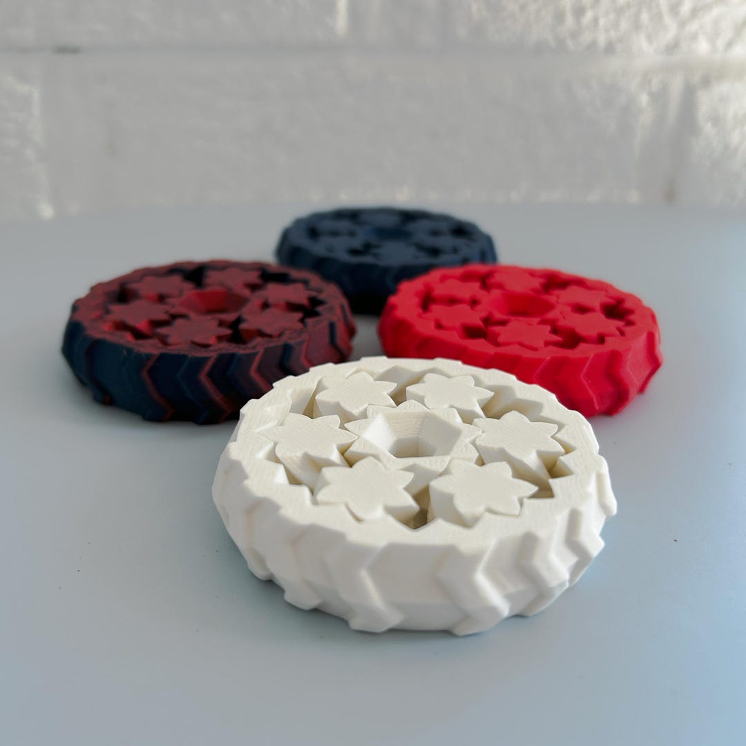 Planetary Gear Fidget Spinner - Spinning Gear Sensory Toy, 3D Printed ...