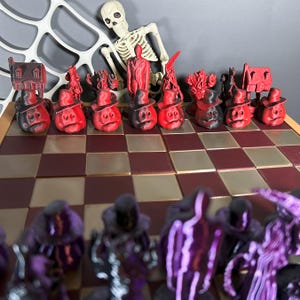 Horror Monster Chess Set - Etsy