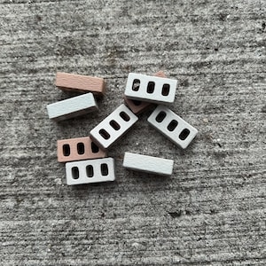 1:12 Scale Bricks in Multiple Colors – 3D Printed Mini Bricks for ...