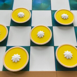 Cake and Pie Mini Checkers - Cute Food Game Pieces, Great for Baking ...