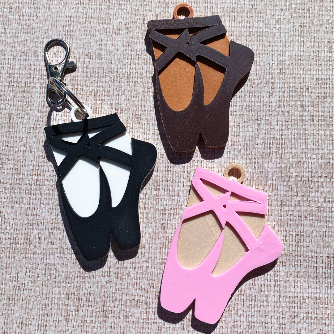 Personalized Ballet Keychain/bag Tag, Multiple Color Combos, Unique ...
