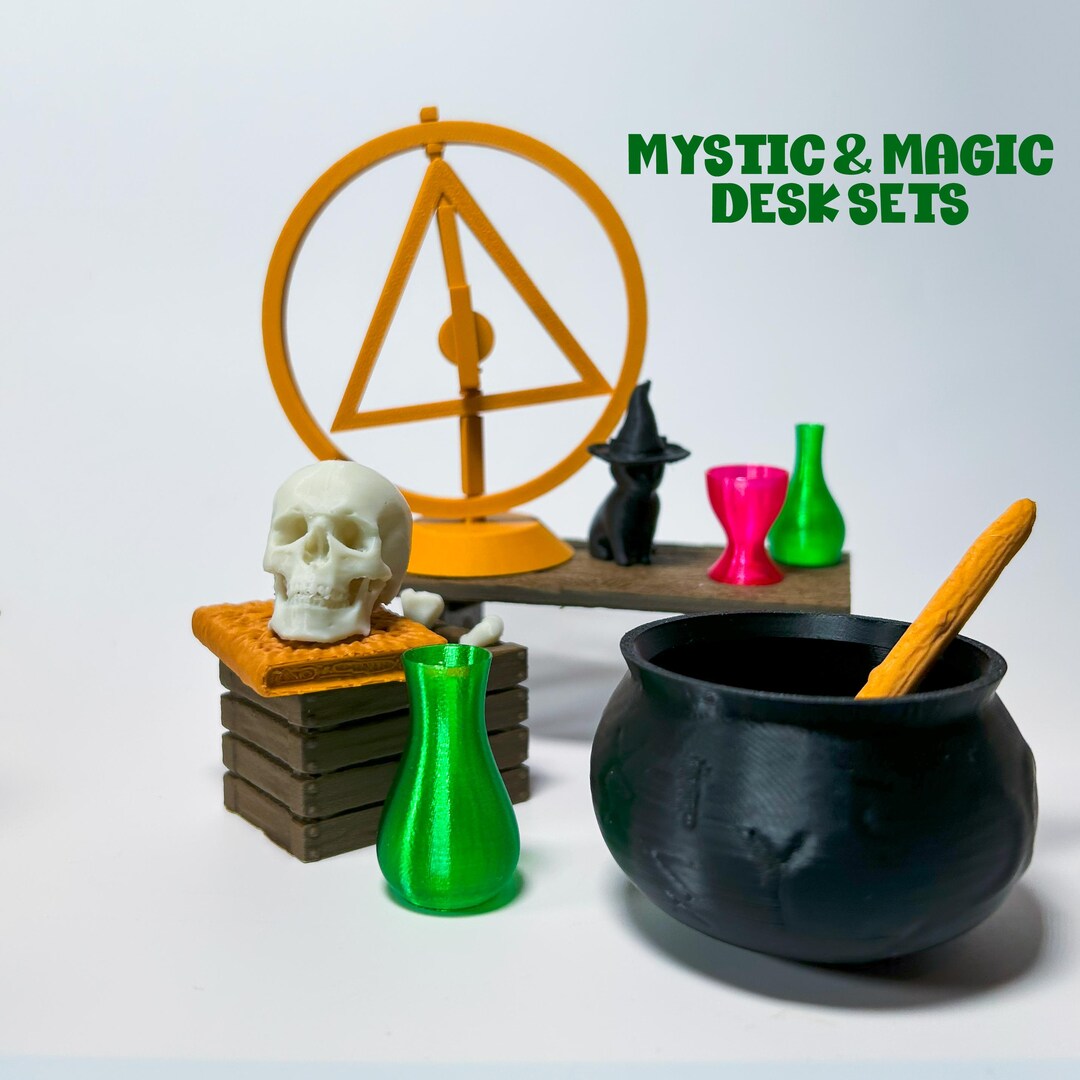 Mystic Mini Magic Set – Desk Toy & Fantasy Decor – Alchemy, Necromancy ...