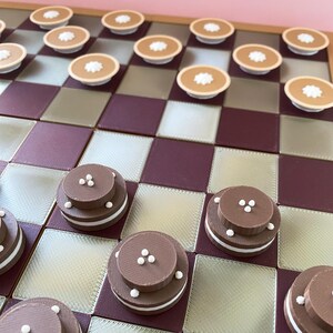 Cake and Pie Mini Checkers - Cute Food Game Pieces, Great for Baking ...