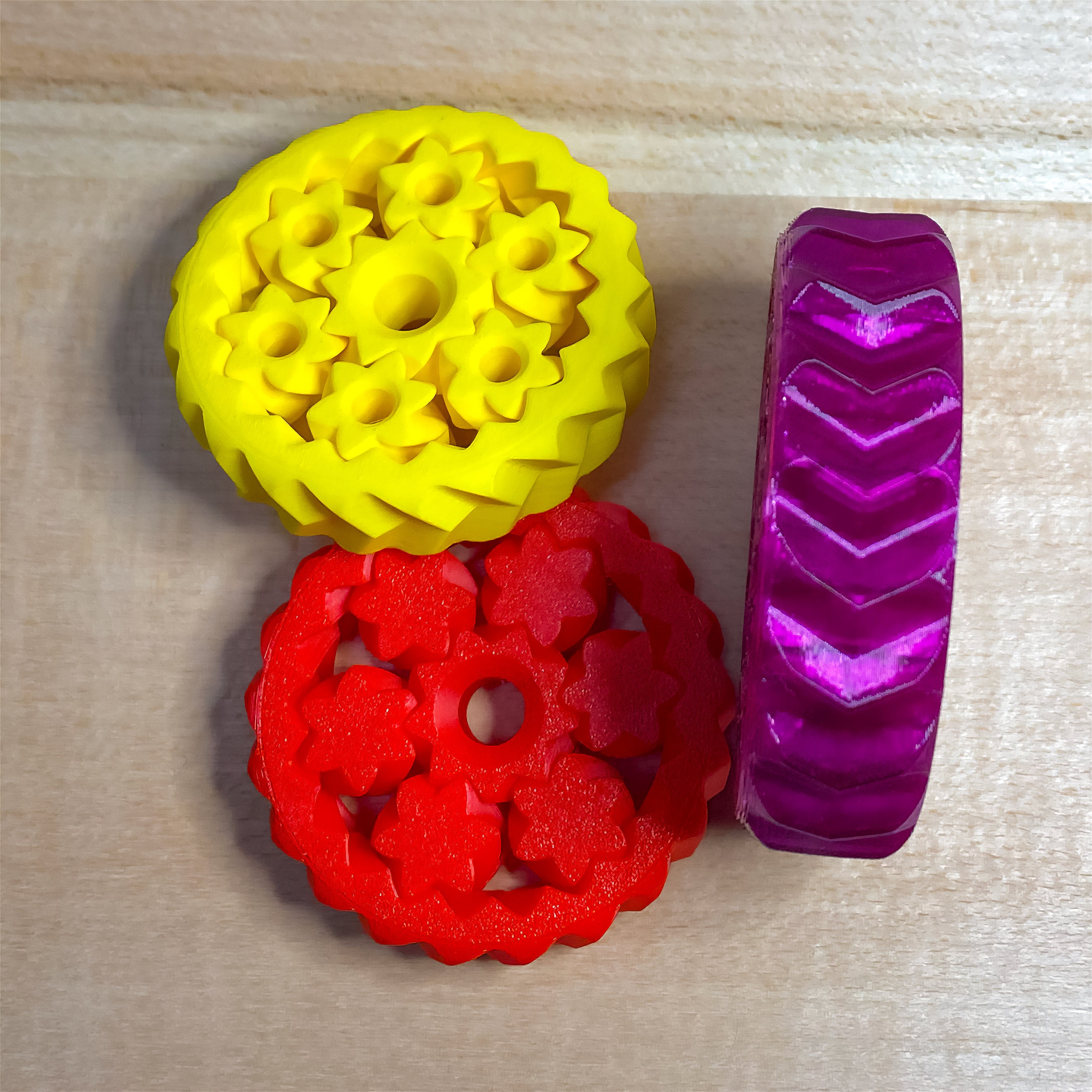 Planetary Gear Fidget Spinner Herringbone Spinner, Two Sizes, Multiple ...