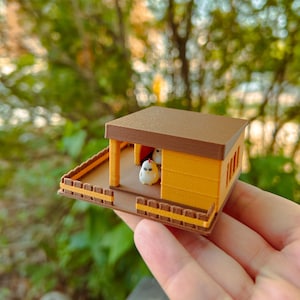 Mini Chicken Coop Desk Set - Cute 3D Printed Office Decor in Three ...