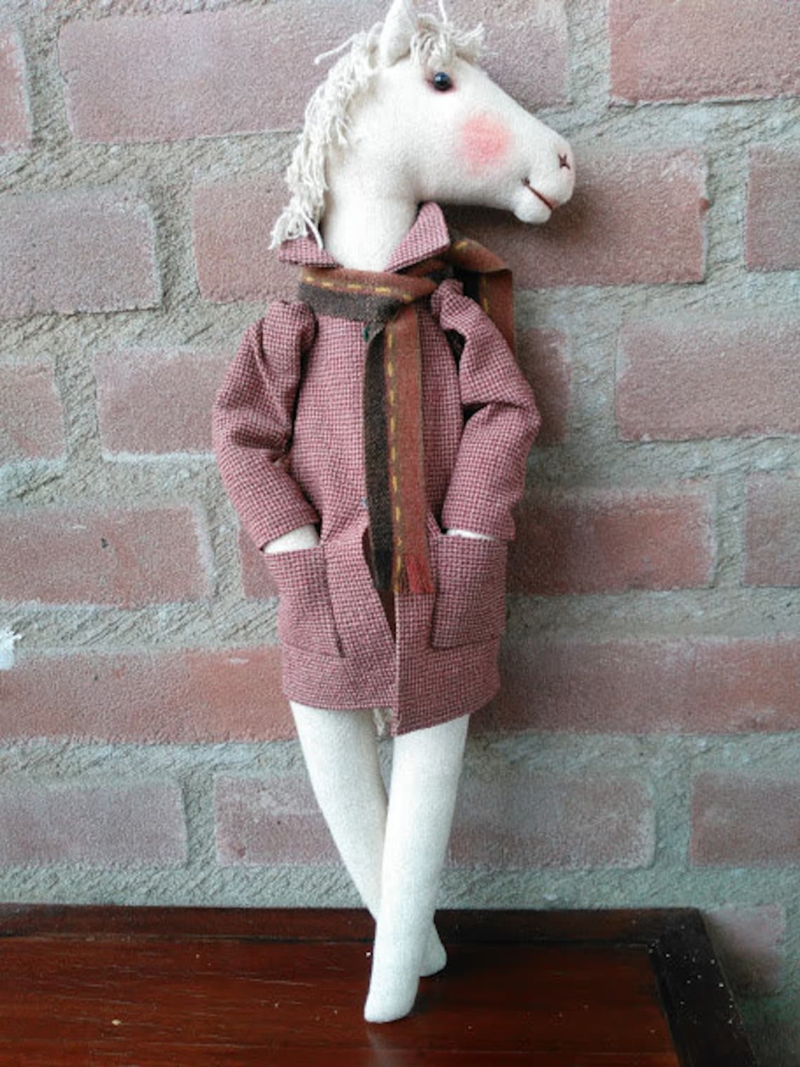 PDF Pattern. Steed in a Coat. Horse Pattern and Sewing Tutorial in PDF ...