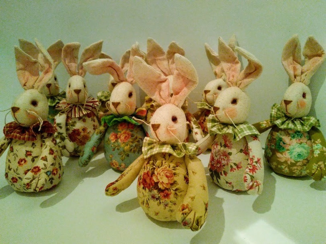 Easter Bunny. PDF Pattern. PDF Pattern and Bunny Sewing Tutorial. DIY ...