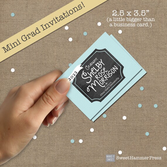 Graduation Invitations Without Photo