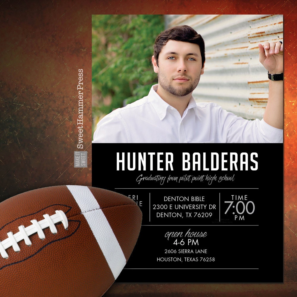 Graduation Invitation for Guys Graduation Party Digital - Etsy