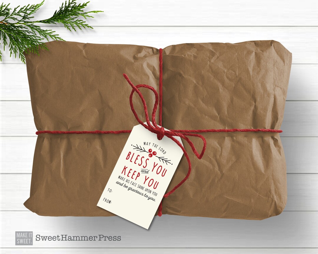 Christmas Gift Tags With Scripture | Printed Gift Tags With Bible Verse ...