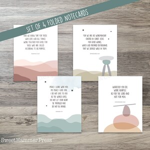 Note Cards With Scripture Greeting Card Set With Scripture | Bible ...