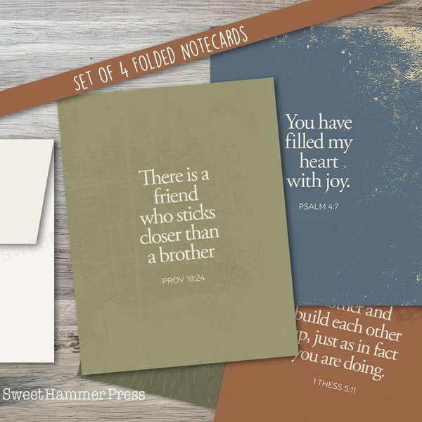 Scripture Note Cards - Etsy