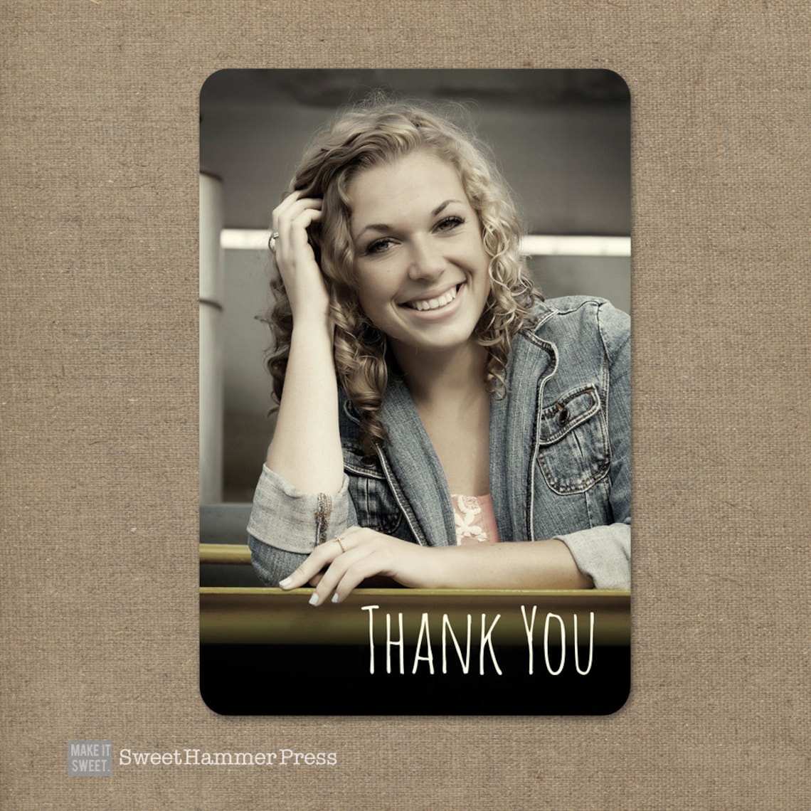 Graduation Thank You Cards With Photo, Personalized Thank You Note ...