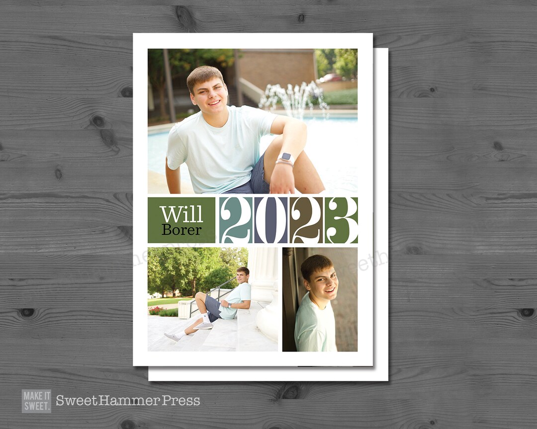 Graduation Party Invitations for Guys Graduation Announcement for Boys ...