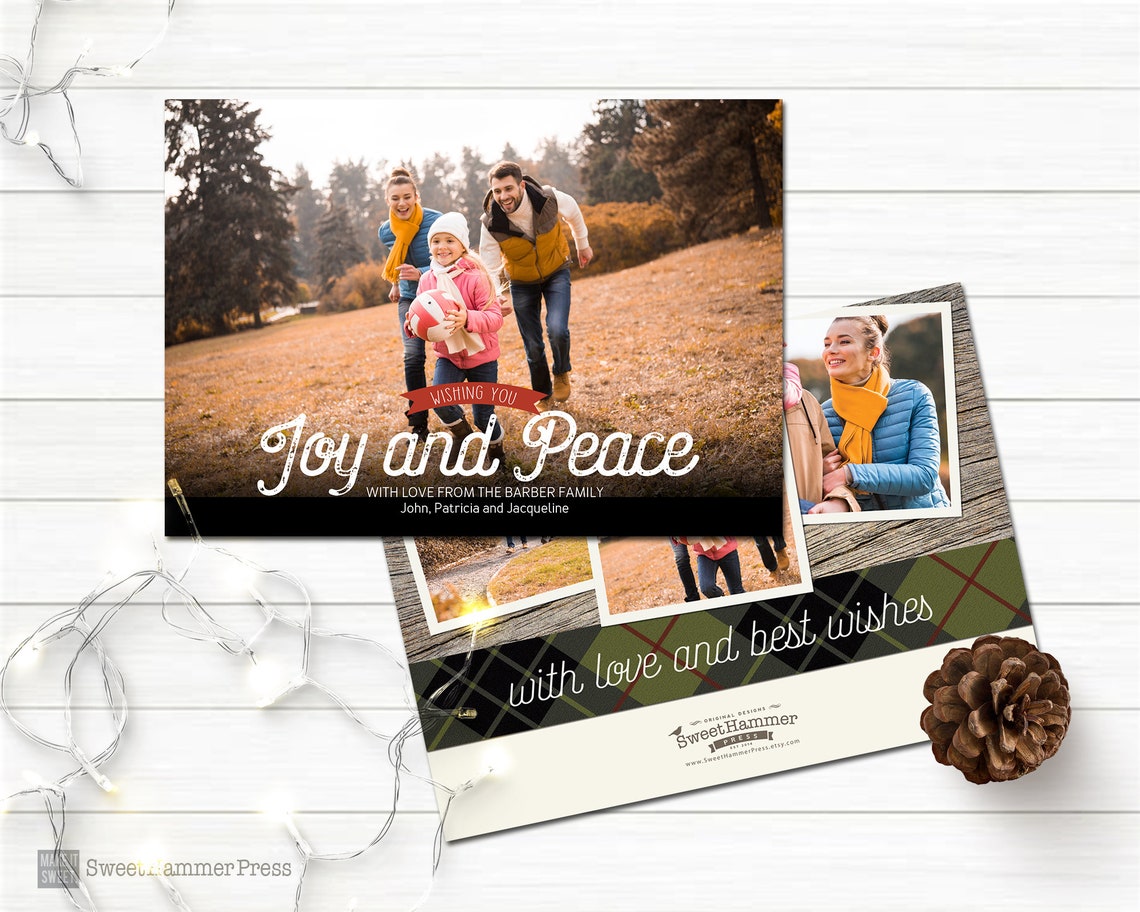 Multiple Photo Printed 2023 Christmas Cards | 2023 Holiday Photo Cards ...
