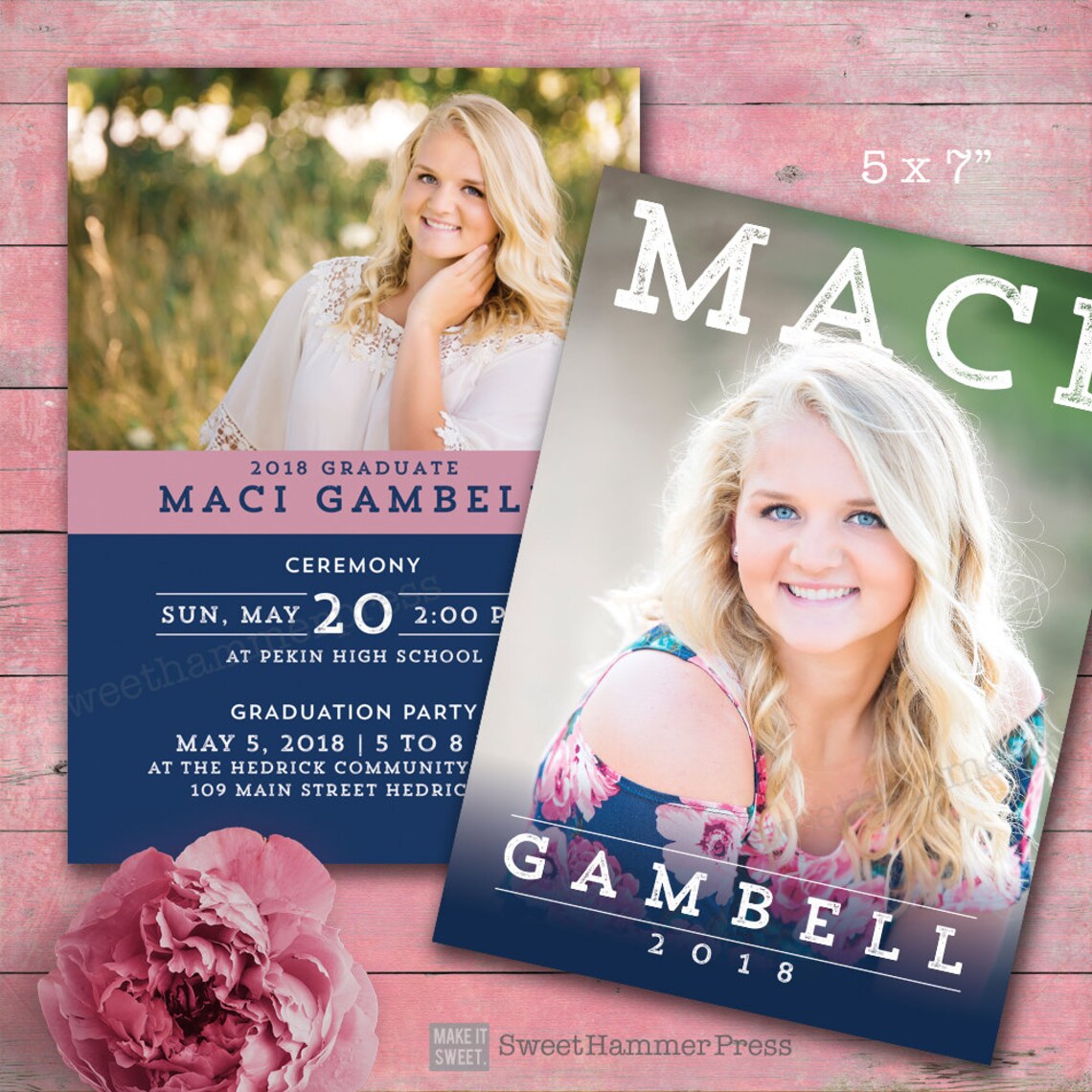 Custom Graduation Party Invitations With Photo Graduation | Etsy