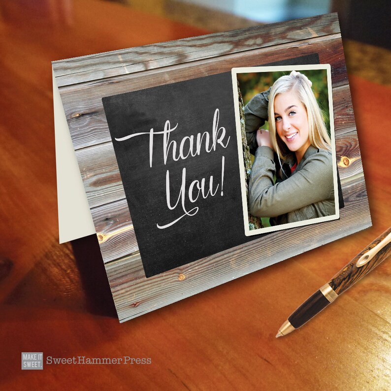 Photo Thank You Notes Thank You Cards With Photo Printed Thank - Etsy