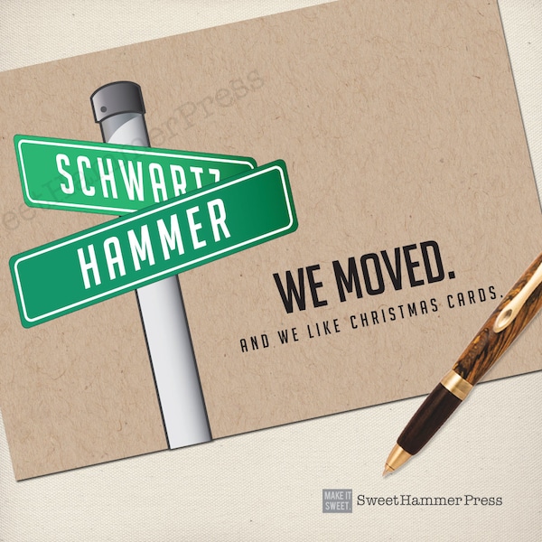 Just Moved Cards - Etsy