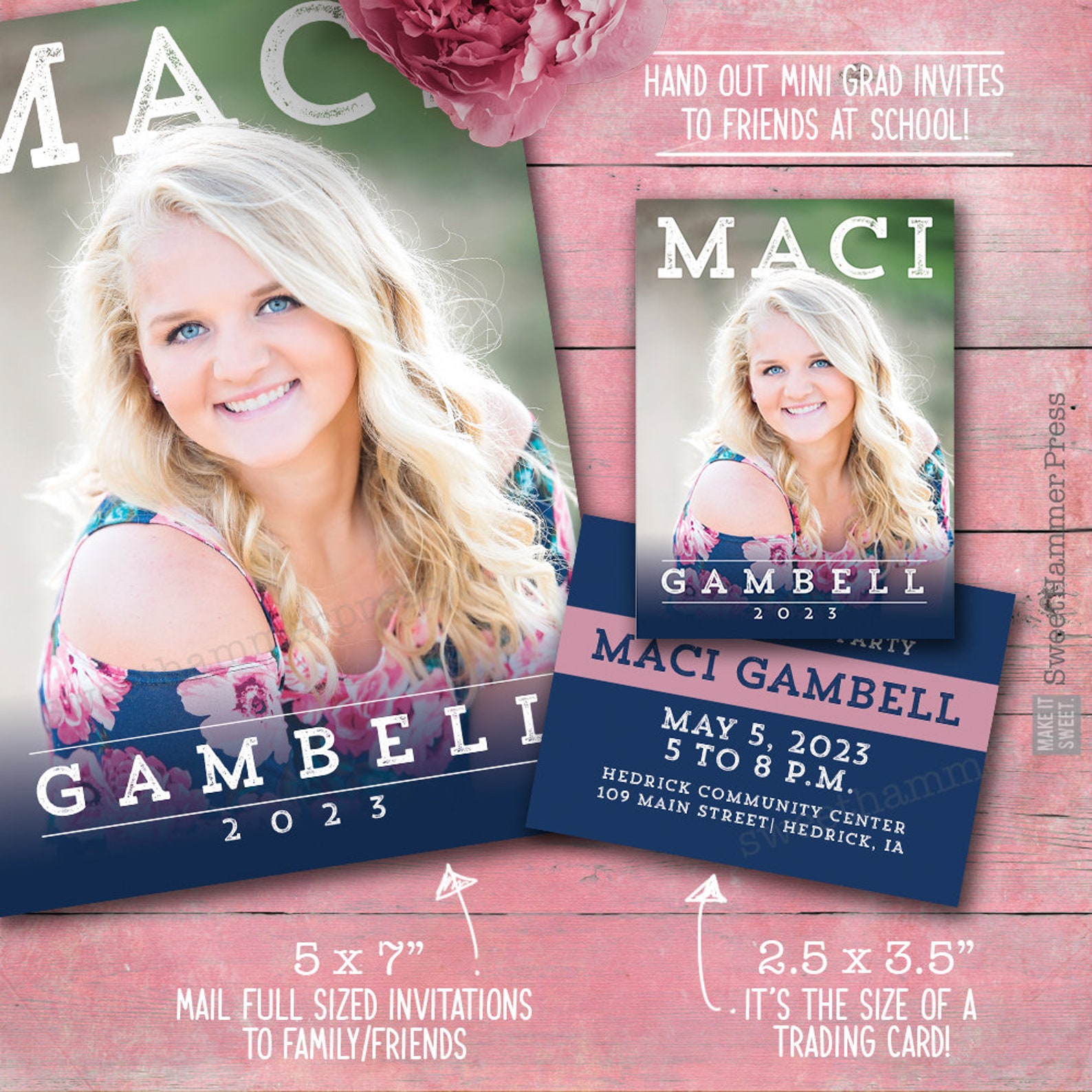 Custom Graduation Party Invitations With Photo Graduation - Etsy
