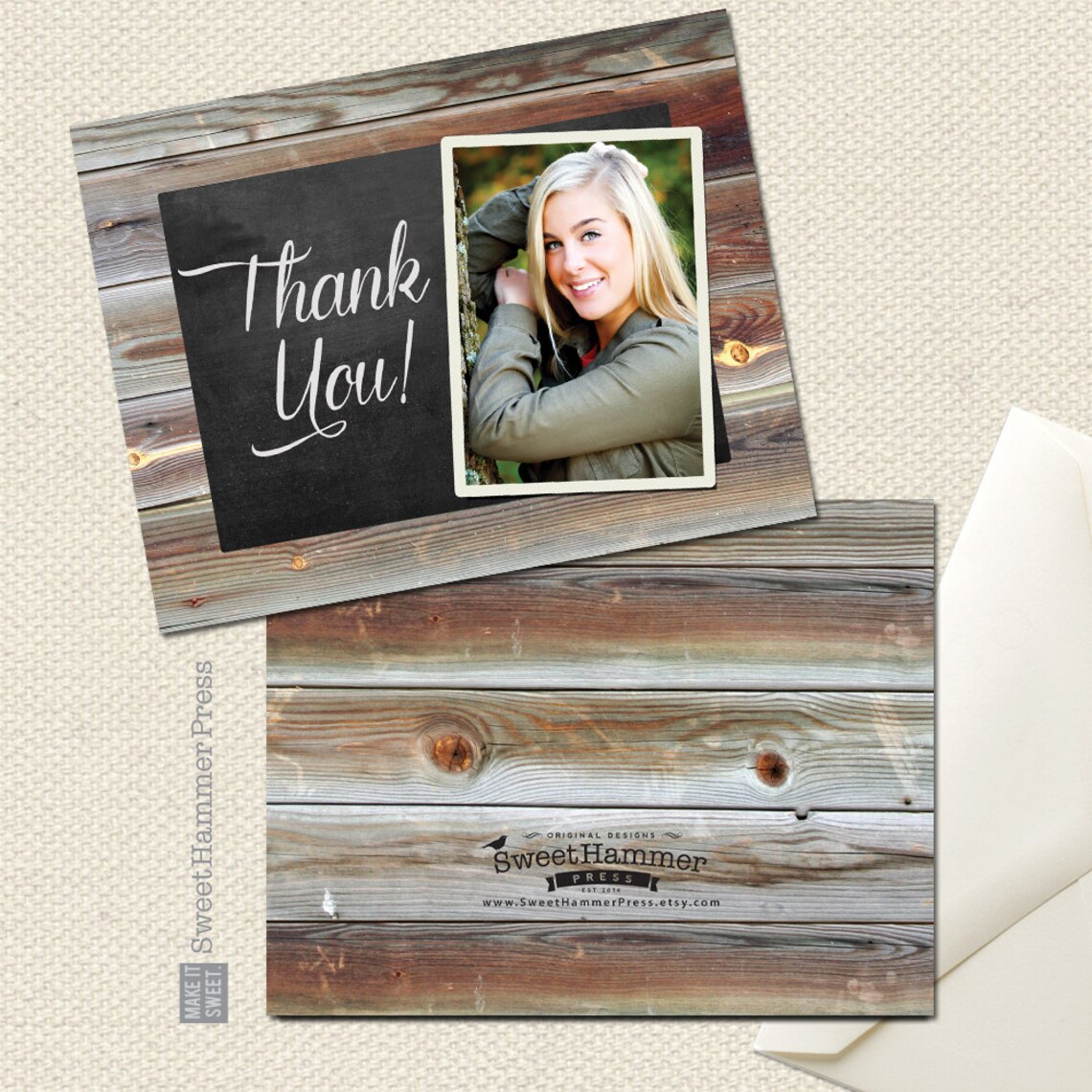 Photo Thank You Notes Thank You Cards With Photo Printed Thank - Etsy