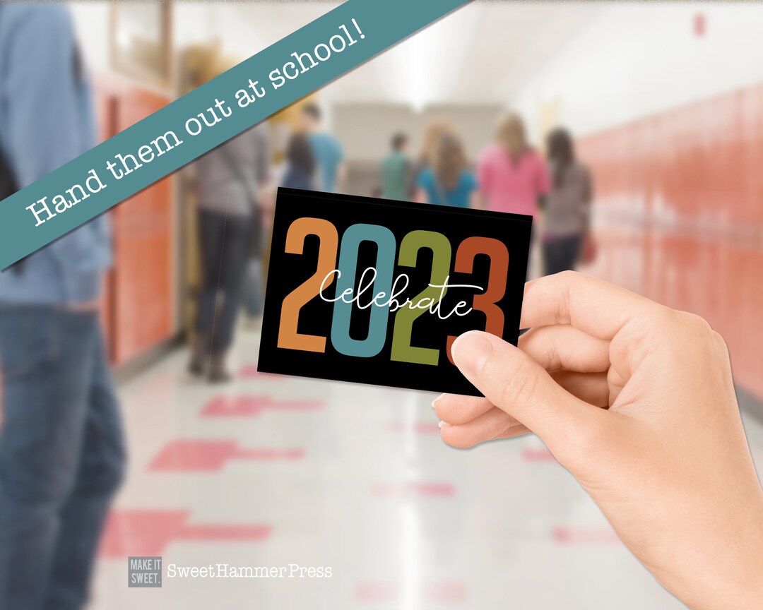 Mini Graduation Invitation Cards for Guy or Girl Small Grad Party ...