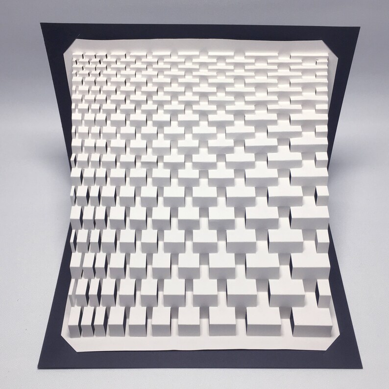 DIY Template - "quadroid" Kirigami Pop-up Paper Sculpture - Etsy