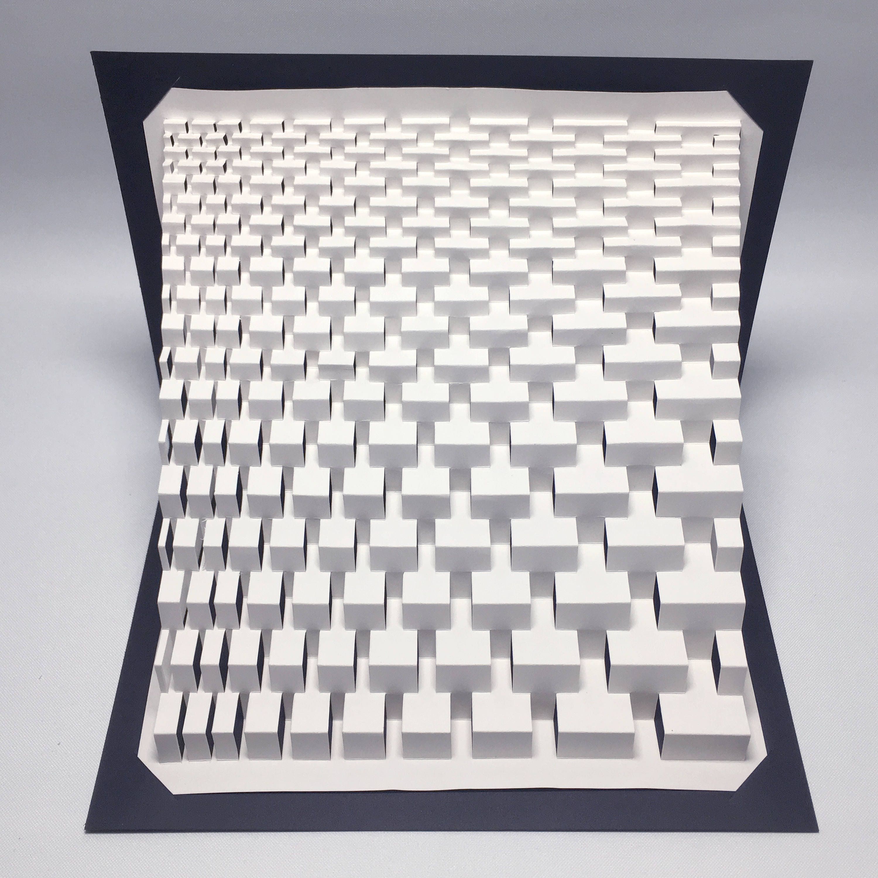 DIY Template - "quadroid" Kirigami Pop-up Paper Sculpture - Etsy