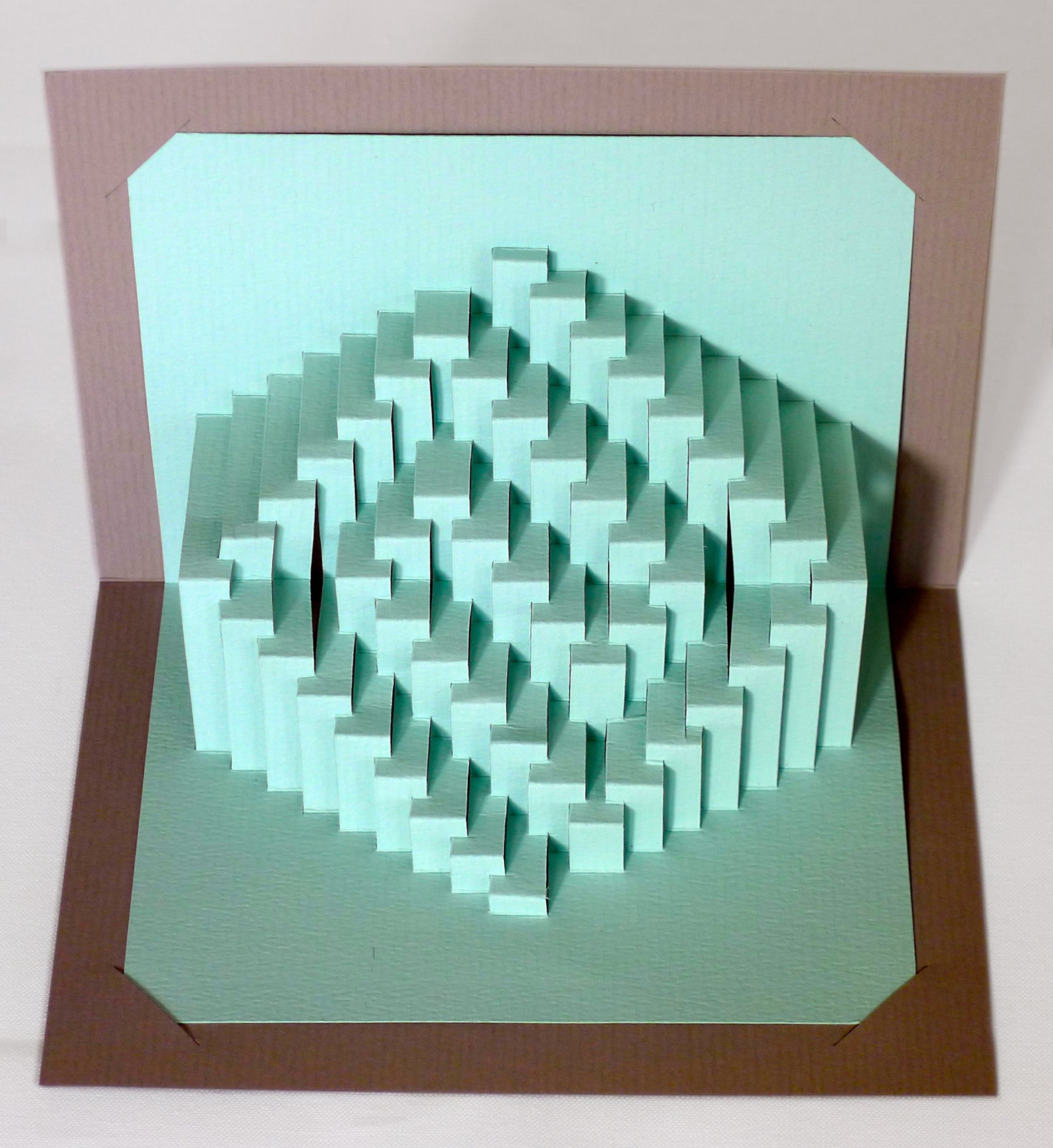 DIY Template - "9x9 Meander" Kirigami Paper Sculpture - Etsy