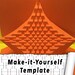 DIY Template - "astroid" Kirigami Paper Sculpture - Etsy