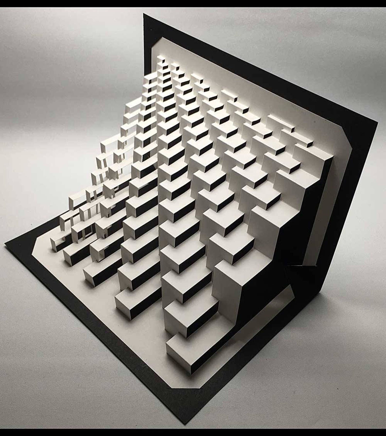 DIY Template - "quadroid Rays" Kirigami Pop-up Paper Sculpture - Etsy