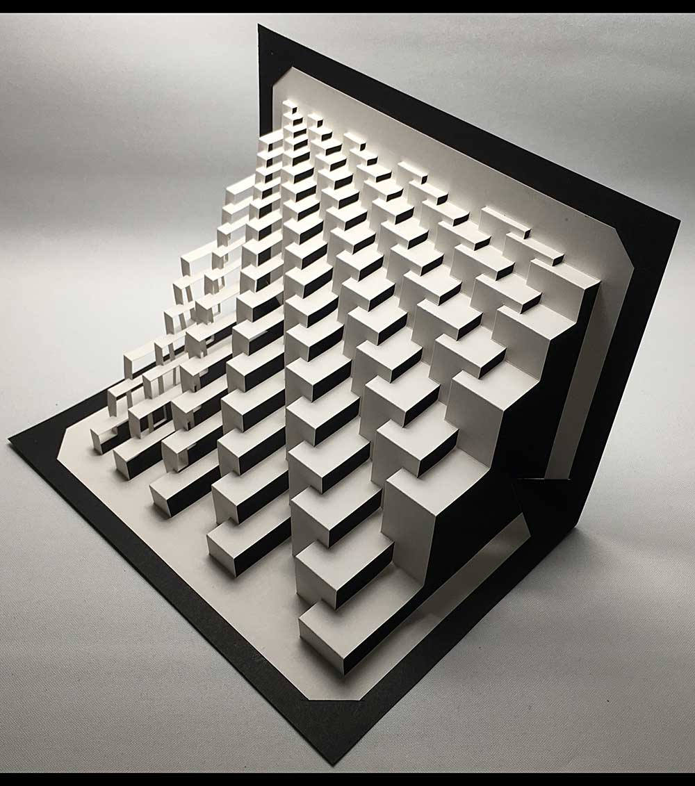 DIY Template - "quadroid Rays" Kirigami Pop-up Paper Sculpture - Etsy
