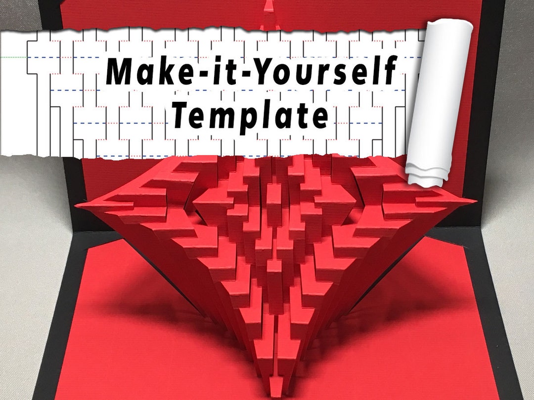 DIY Template - "astroid Rings" Kirigami Paper Sculpture - Etsy