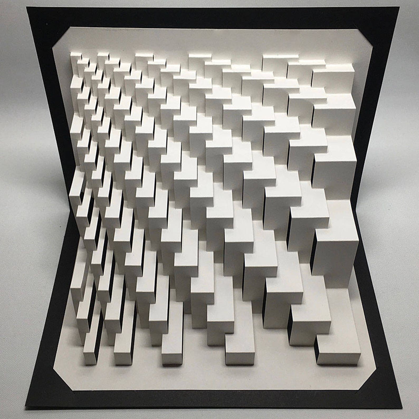 DIY Template - "quadroid Rays" Kirigami Pop-up Paper Sculpture - Etsy