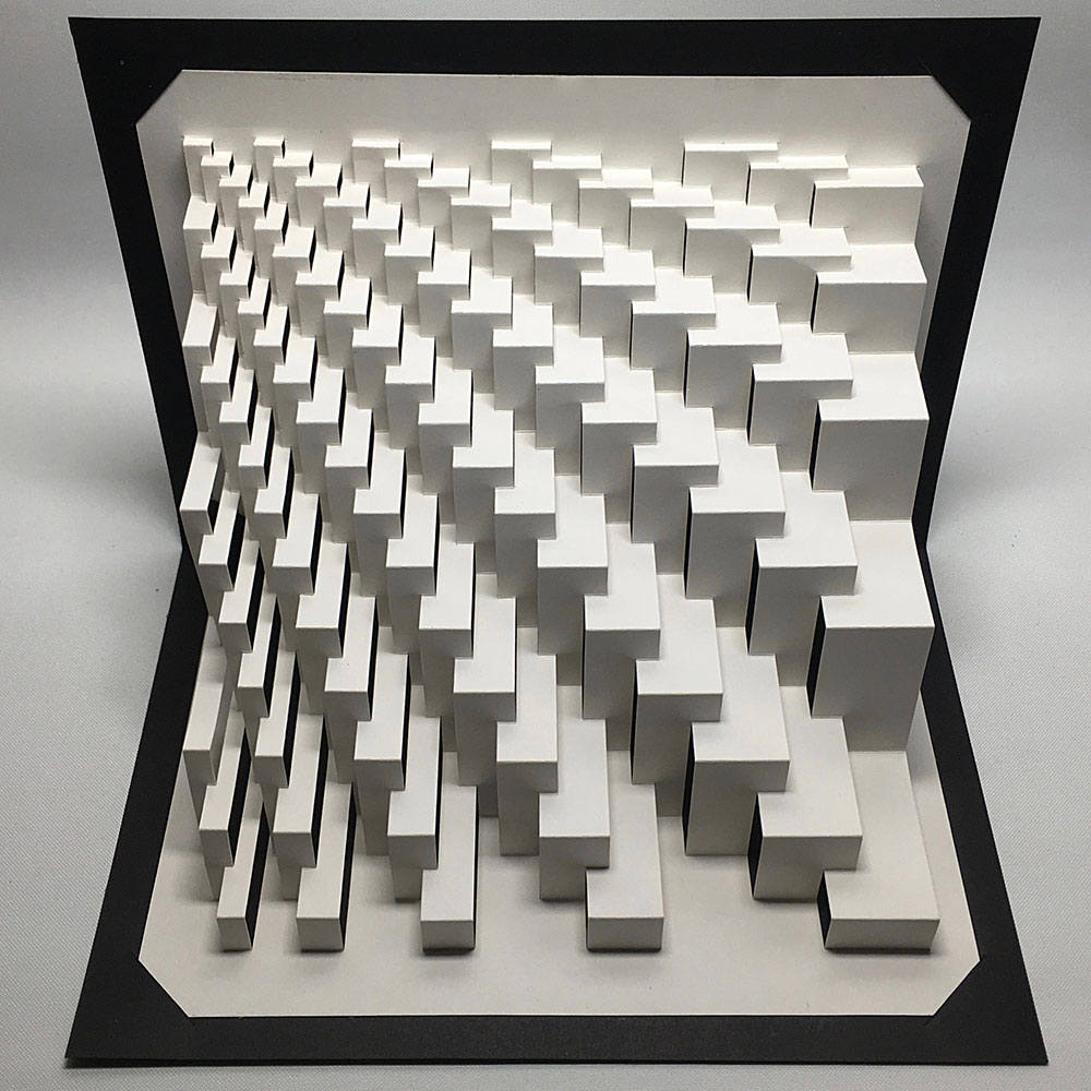 DIY Template - "quadroid Rays" Kirigami Pop-up Paper Sculpture - Etsy