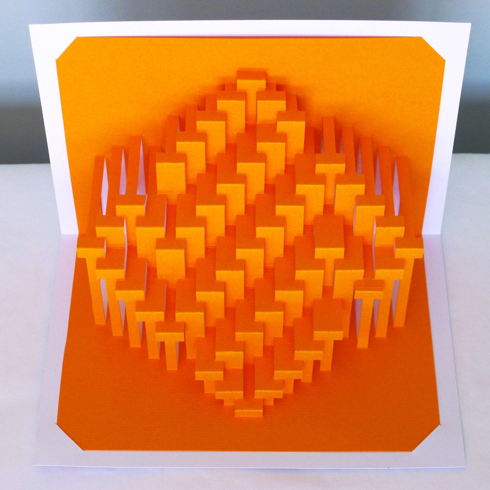 DIY Template - "meander 2" Kirigami Pop-up Paper Sculpture - Etsy