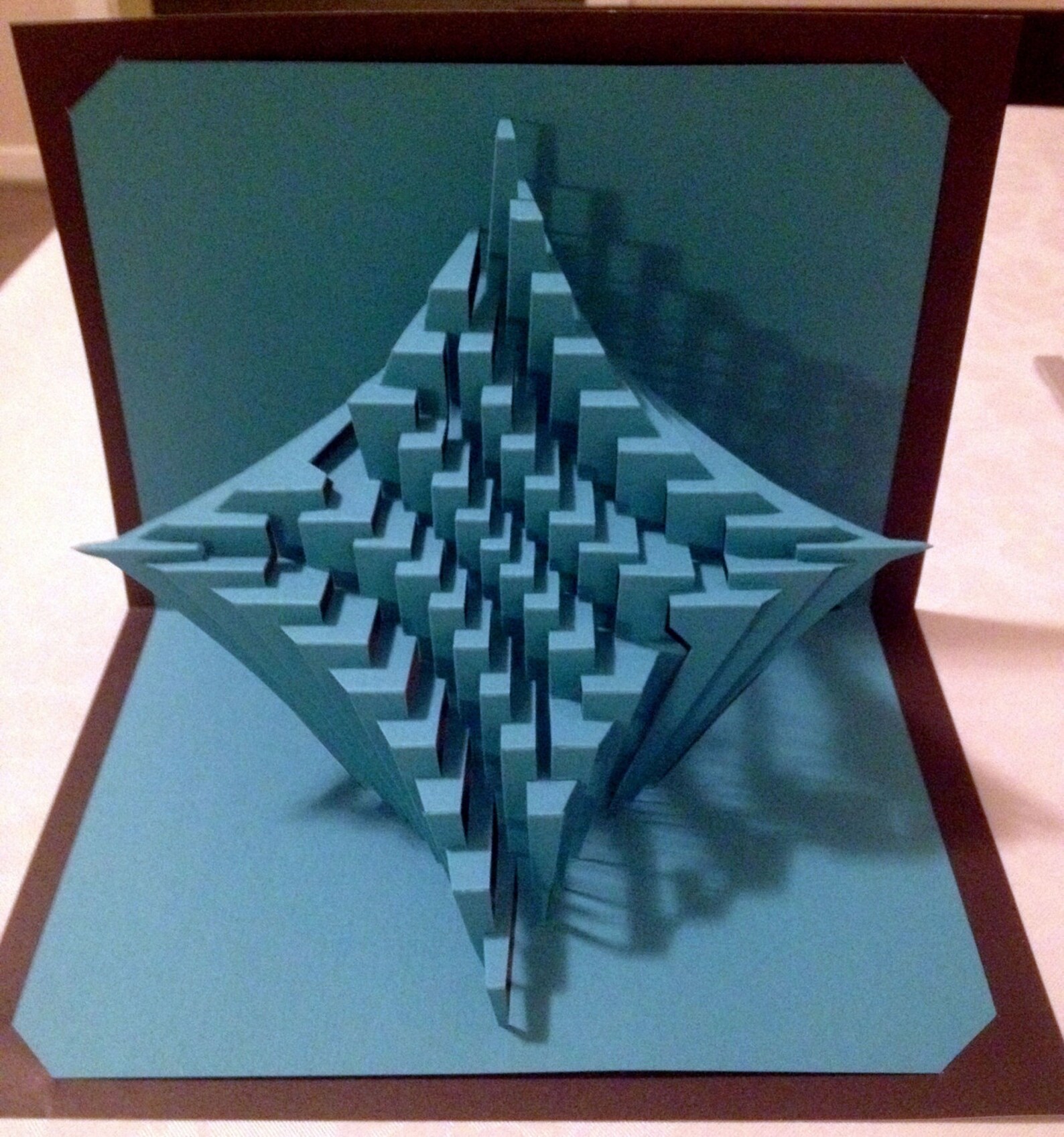 DIY Template - "astroid Zigzag" Kirigami Paper Sculpture - Etsy