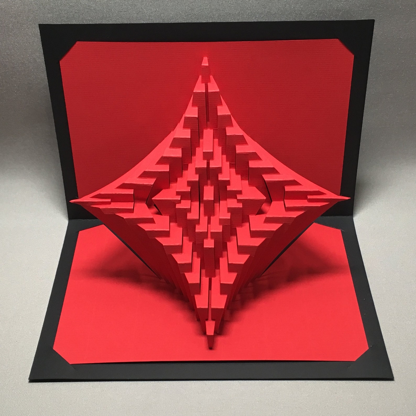 DIY Template astroid Rings Kirigami Paper Sculpture - Etsy